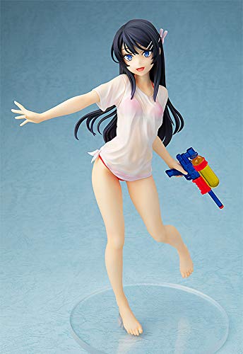 Chara-Ani Rascal Does Not Dream of Bunny Girl Senpai: Mai Sakurajima (Water Gun Date Ver.) 1:7 Scale PVC Figure
