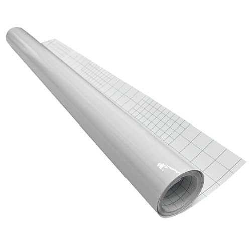 INTBUYING Cold Laminating Film Glossy Roll 25''x180 Vinyl Cold Lamination Film Self-Adhesive Laminating Vinyl Roll