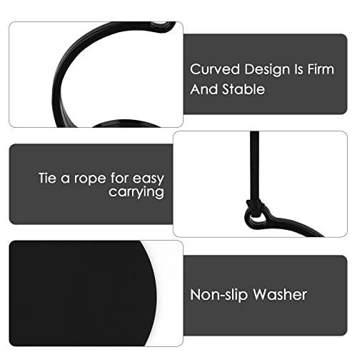 Adorila 2 Pack Anti Spill Drink Carrier, Unspillable Cup Carrier with Silicone Coaster, Mug Holder for Tea Cup, Coffee Mug, Soup Bowl (Black)