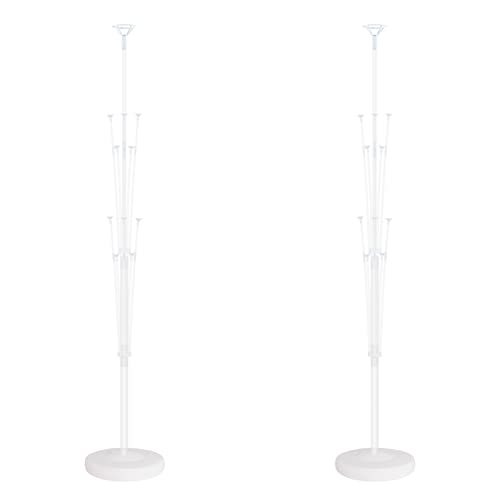 Balloon Column Stand Kit Set of 2 - Balloon Tower with Stand, Base, and Pole,Backdrop Decoration for Wedding, Baby Shower, Birthday Party, or Bachelorette Parties (No balloon)