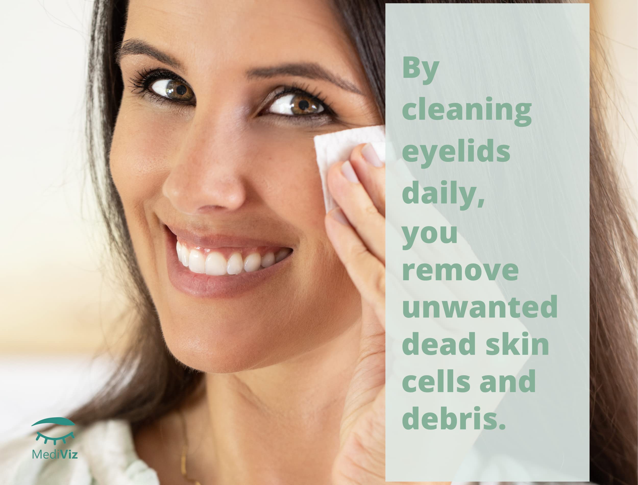Eyelid Cleanser Wipes 30 Count | Gentle, Exfoliating, Hypoallergenic Eyelid Wipes | For Itchy Eyes Helps Remove Lid Debris, Eye Makeup, and Clear Crusted Matter