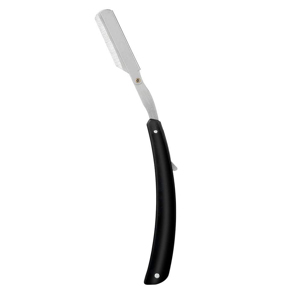 Sonew Traditional Shaver Barber Straight Blade Razor Stainless Steel Salon Folding Shaving Hair Cutting Clipper for Men