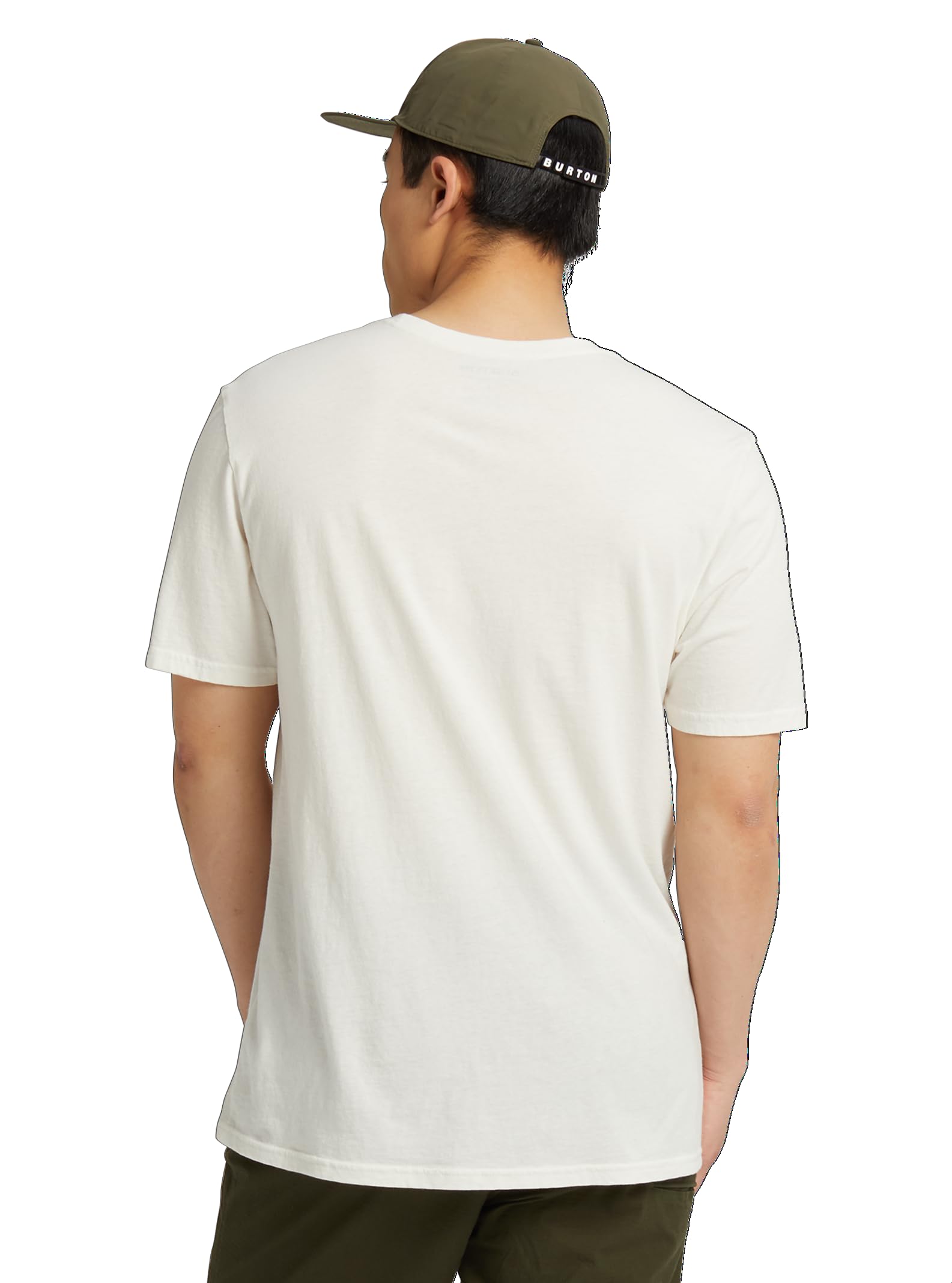Burton Men's Colfax Short Sleeve T-Shirt, Stout White, M