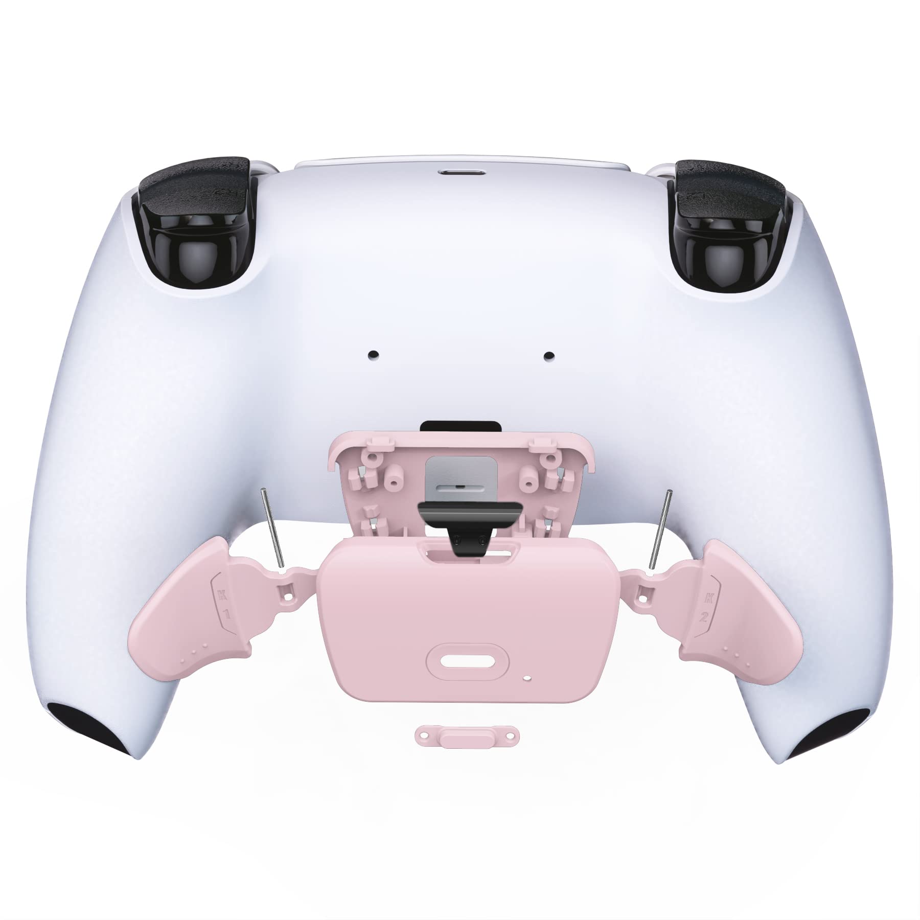 Cherry Blossoms Pink Replacement Redesigned K1 K2 Back Button Housing Shell for PS5 Controller eXtremerate Rise Remap Kit - Controller & Rise Remap Board NOT Included