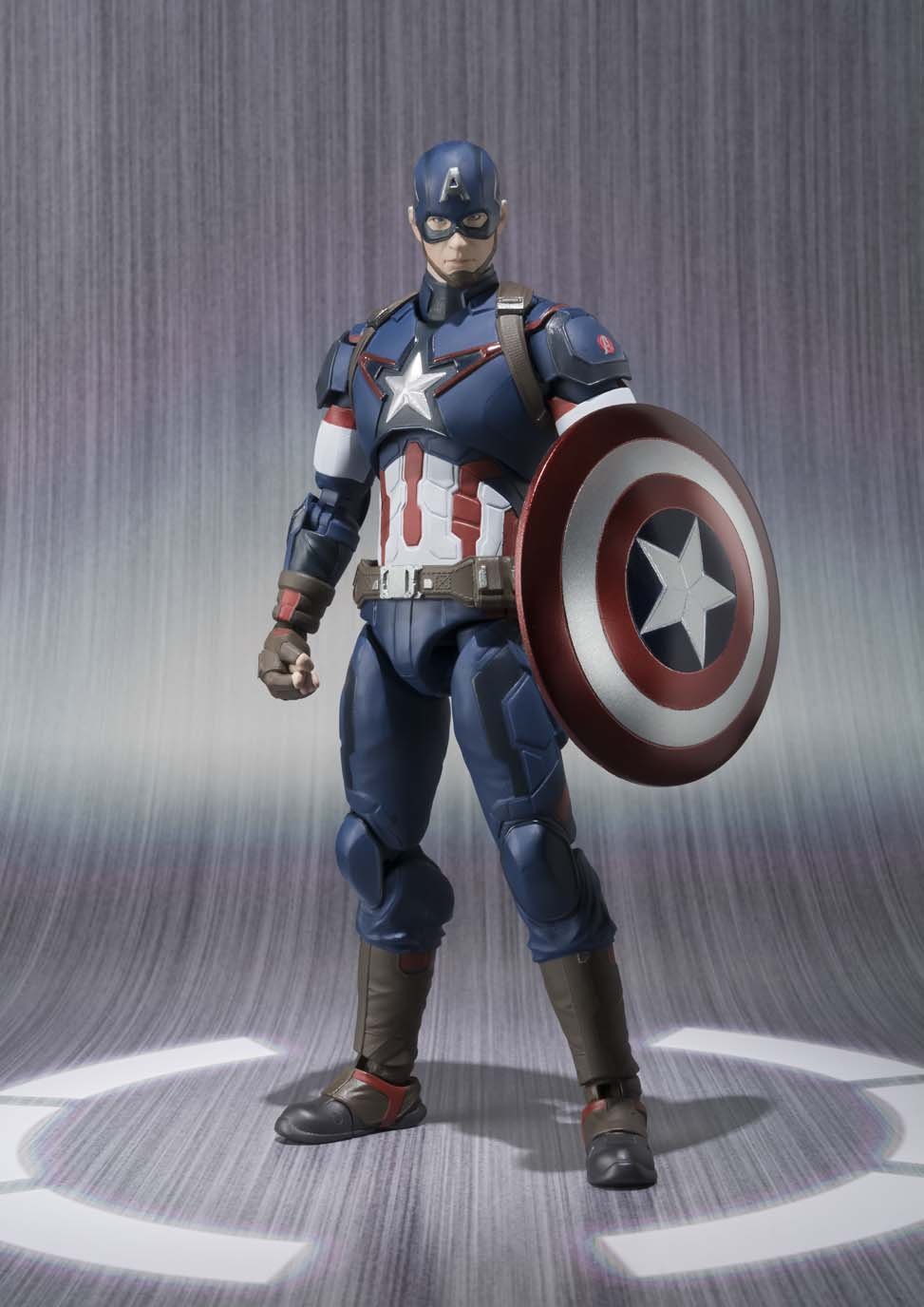 Bandaï SH Figuarts Avengers Captain America About 155mm ABS u0026 PVC Painted Action Figure