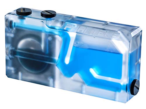 Phanteks Glacier R160C Combo Reservoir for DDC Pump, Transparent Acrylic Backplate, Integrated Digital-RGB Lighting, (PH-R160C_02)