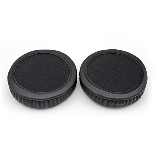 Black Leather Ear Pads Replacement Ear Cushions Cover Foam Pillow Compatible with Audio-Technica ATH-AG1 Gaming Headset Headphones
