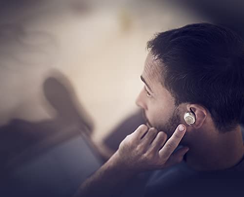 Bang & Olufsen Beoplay EQ - Active Noise Cancelling Wireless In-Ear Earphones with 6 Microphones, up to 20 hours of playtime, Sand