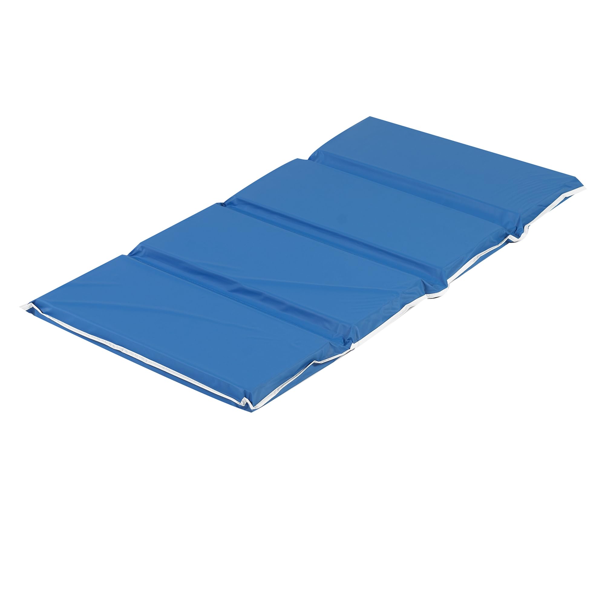 Children's Factory 2" Tough Duty Folding Blue Rest-Mat-, Classroom-Nap-Mats-for Preschools & Daycares, Foam-Napping-Floor-Mat-for Kids & Toddlers