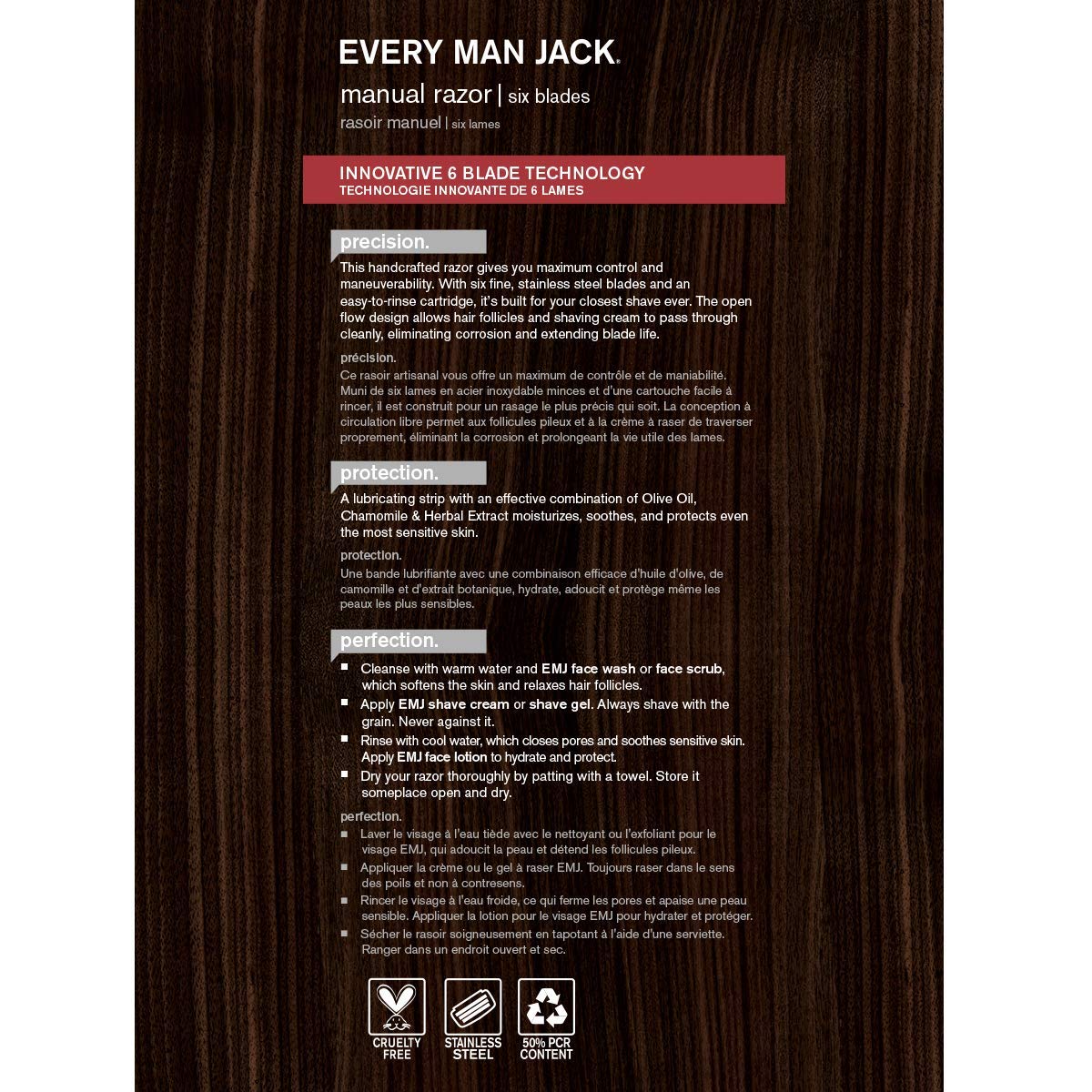 Every Man Jack Manual Razor - Black