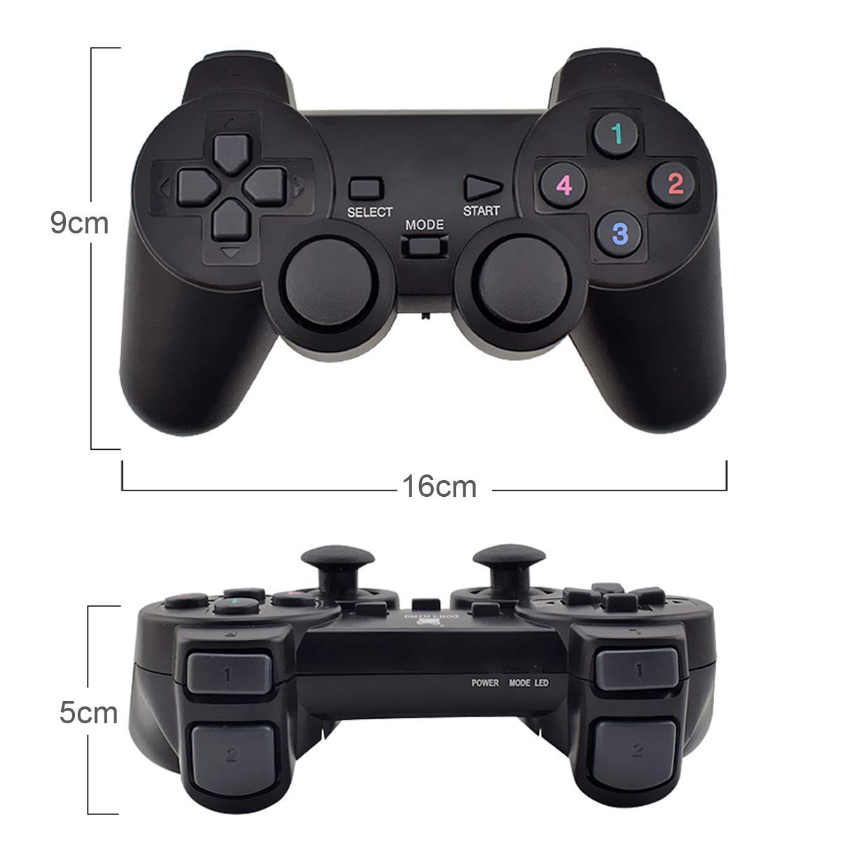 C-Zone 2.4GHz USB Twins Wireless game Controller Gamepad Joystick With WIN98/2000/X/2003VISTA/WIN7 SYSTEM TV Box