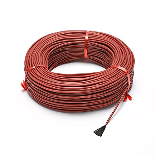 50M/100 Meters 12K Floor Warm Heating Cable 33ohm/m Carbon Fiber Heating Wires (Size : 50m)