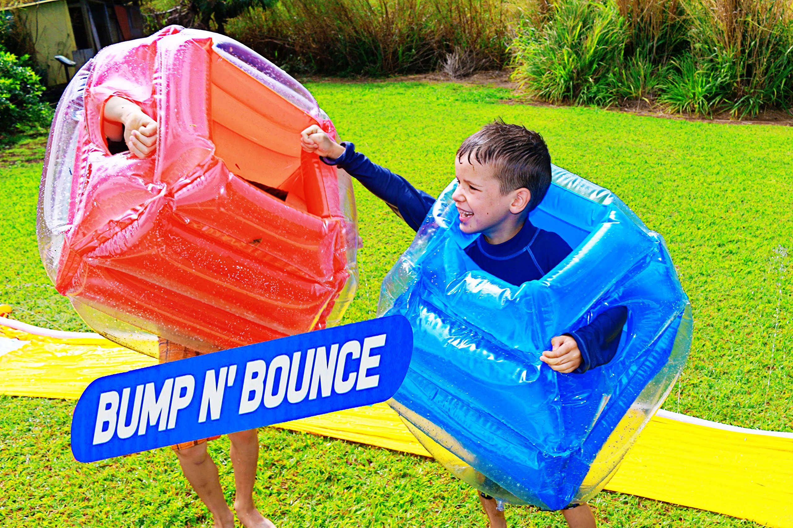 BANZAI: Bump N' Bounce Body Bumpers, A Game of Bumping & Bopping, 2 Bumpers Included in Red & Blue, Fun & Safe Cushion Inflatable Surface, For Ages 4 and up