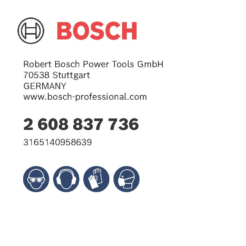Bosch Professional 2608837736 Blade Standard (for Wood, 254 x 30 x 2.2 mm, 60 Teeth Accessories: Cordless Circular Saw), 254 mm x 30 mm Diameter