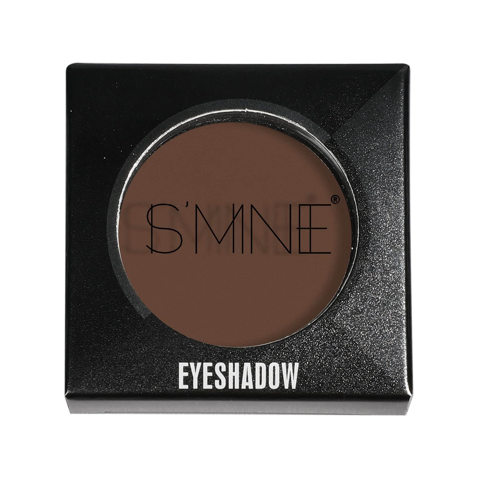 ISMINE Single Eyeshadow Powder Palette Matte Coffee, High Pigment, Longwear Single Brown Eye Makeup for Day & Night (#04)
