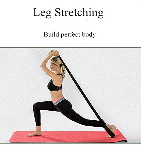 Yoga Fitness Stretching Strap, Back Bend Assist Trainer | Adjustable Led Stretcher for Physical Therapy, Ballet Cheer Dance Gymnastics Trainer Stretching Equipment Training Yoga Exercise