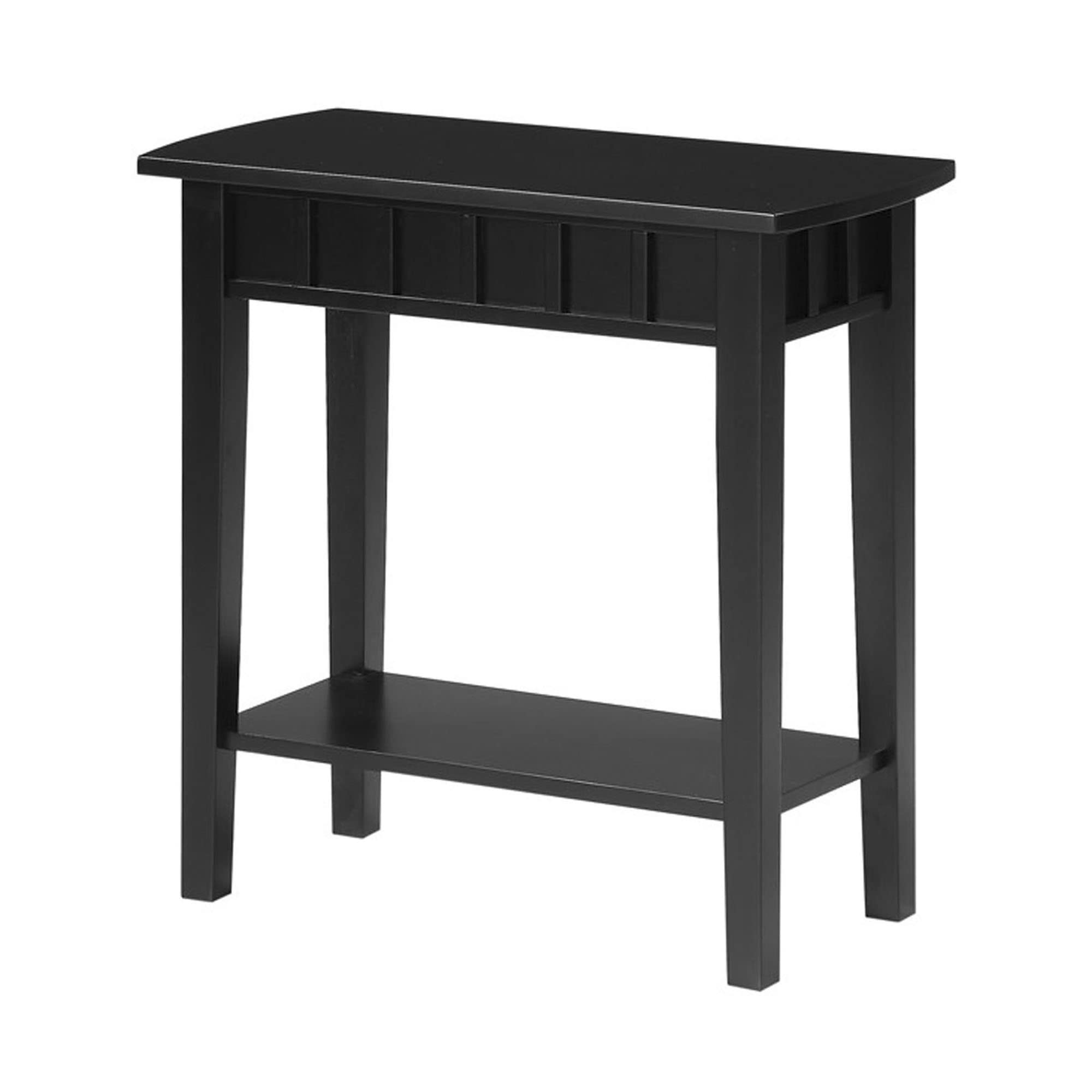 Convenience Concepts Dennis End Table with Shelf, Mahogany