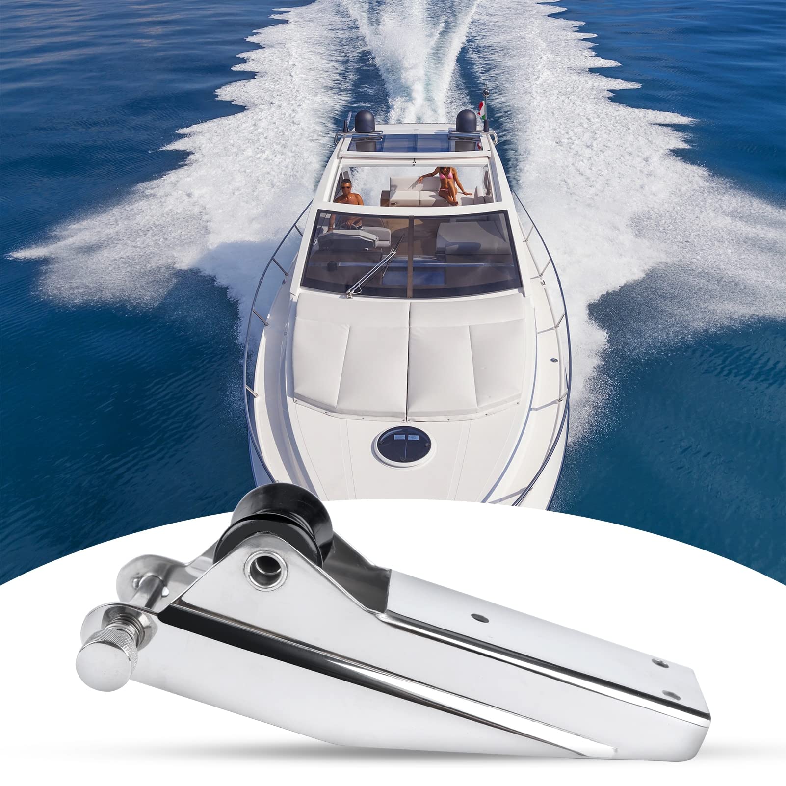 316 Stainless Steel Boat Anchor Heavy Duty Bow Roller Boat Accessories Marine (Color : 250mm)