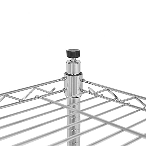 ERRTT 5-Tier Chrome Shelving Unit,Shelving Units and Storage for Kitchen and Garage,