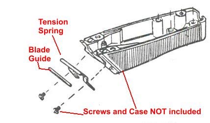 Oster Part: Tension Spring Assembly * fits Oster Fast Feed Hair Clipper