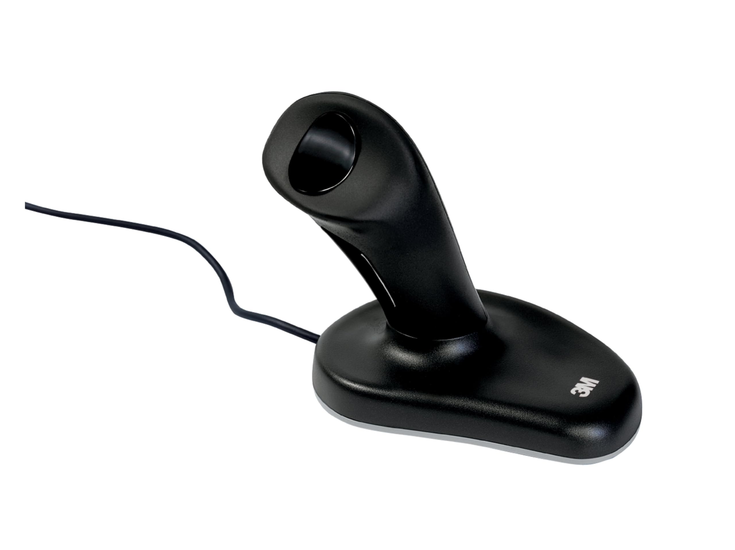 3M Wired Ergonomic Optical Mouse, Patented Vertical Grip Design Keeps Your Hand and Wrist at a Neutral Angle for Comfort, USB/PS2 Plug and Play Compatibility, 6.5' Cord, Large Size, Black (EM500GPL)