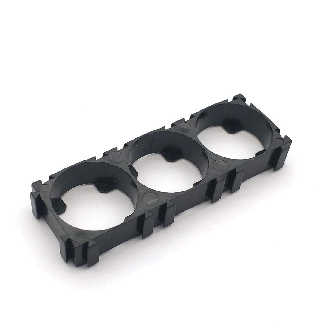 Bestol 100pcs 2X Cell/3xCell 21700 Battery Holder Bracket Cell Safety Anti Vibration Plastic Brackets for 21700 Batteries (3X21700 Cell)
