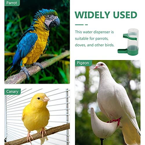 Bird Feeder, Bird Water Dispenser for Cage, 10PCS Automatic Bird Water Feeder for Cage Pet Parrot Budgie Lovebirds Cockatiel Automatic Bird Feeder