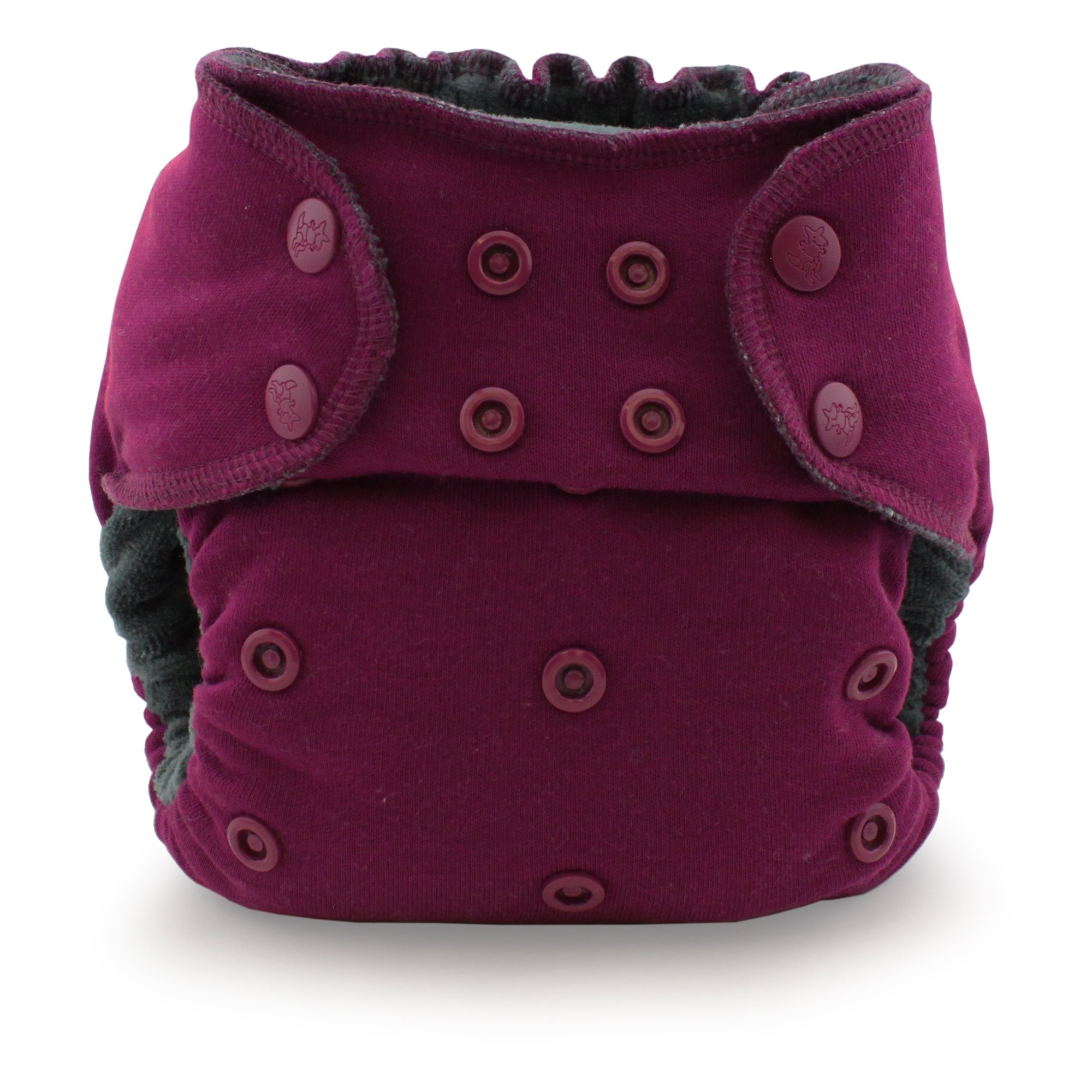 Ecoposh OBV Pocket Fitted Cloth Diaper, Boysenberry