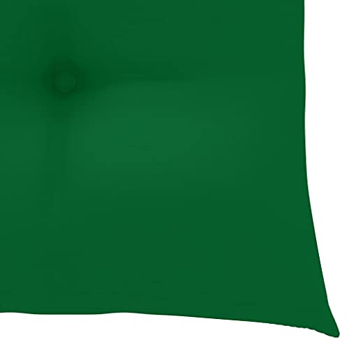 imasay Chair Cushions 2 pcs Green 15.7x15.7 x2.8 Fabric