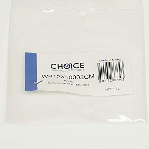 Choice Parts WP12X10002 for GE Room Air Conditioner RAC Control Knob