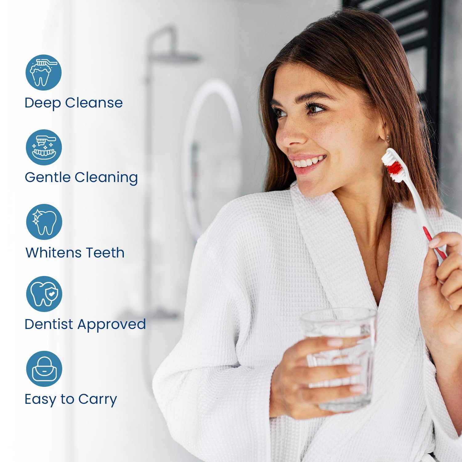 Variety Savings 40 Toothbrushes Bulk Wholesale Quantity Standard Size, Dental Care Toiletries, Medium Soft Bristles, Individually Wrapped, Homeless Care, Disposable Use, Hotels, Travel,