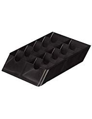 Fits Andis, Oster, Wahl, PediPaws etc Blade Racks for Groomer Barber Stylist - Store Protect Clipper & Trimmer Blades(1 Blade Rack Black)