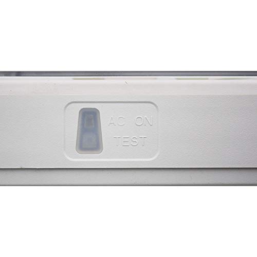 LFI Lights | Wet Location Rated Combo Green Exit Sign with Emergency Lights | White Housing | All LED | Two Adjustable Round Heads | Hardwired with Battery Backup | UL Listed | WLTCOMBO-G