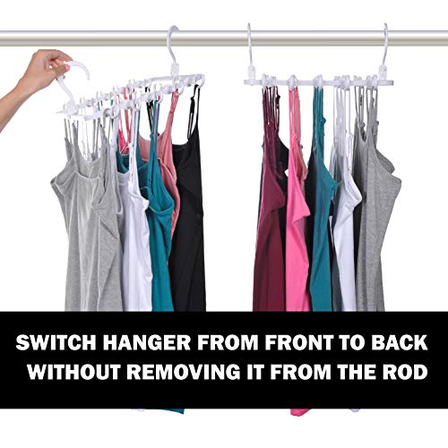 Wonder Hanger MAX Lingerie and Top Hanger, Patented & TRADEMARKED Closet Organizer and Space Saver