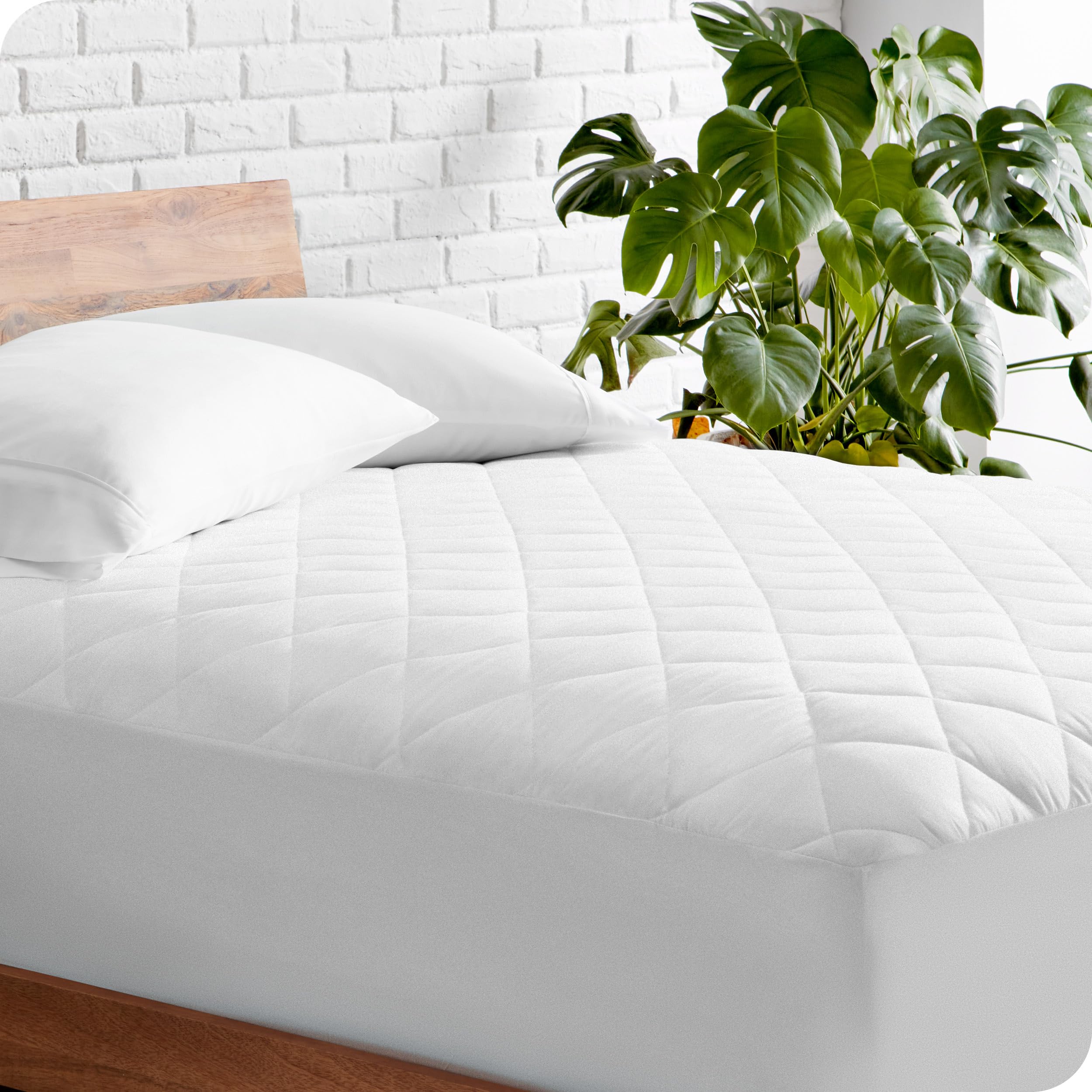 Bare Home Twin XL Mattress Pad (Twin Extra Long) - Soft Mattress Topper for College Dorm Room Essentials - Quilted Mattress Protector - Easy Care, Fitted Mattress Cover - Up to 15 Inches Deep, 39"x80"