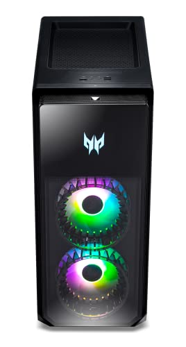 Acer Predator Orion 5000 PO5-650-UR12 Gaming Desktop | 13th Gen Intel Core i7-13700F 16-Core | NVIDIA GeForce RTX 4070 Ti | 16GB DDR5 | 1TB PCIe Gen4 SSD | Intel Wi-Fi 6E | RGB Keyboard & Mouse,Black