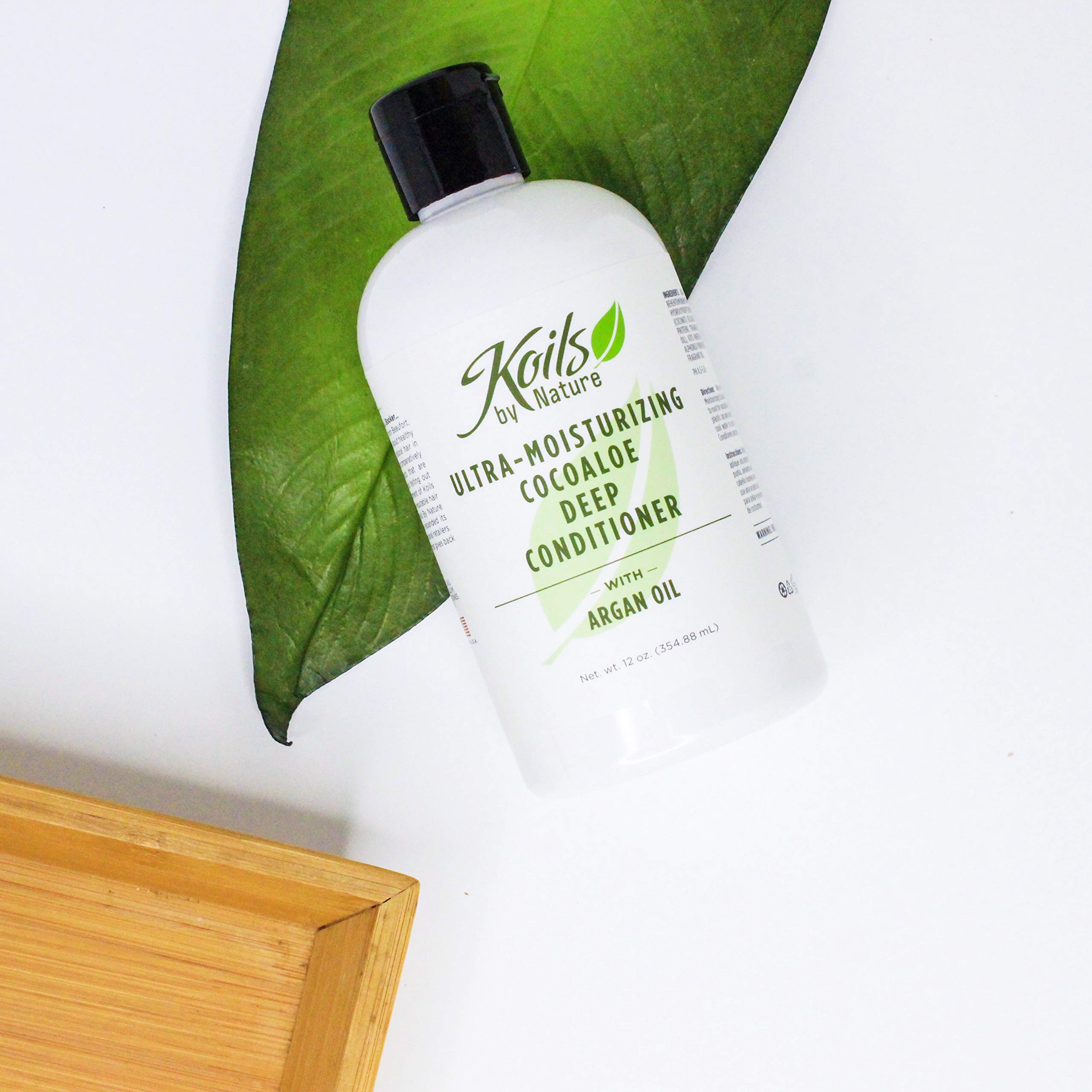 Koils by Nature Ultra-Moisturizing Cocoaloe Deep Conditioner | 8 Oz | Retain Moisture, Prevent Breakage, Adds Protein | Argan Oil