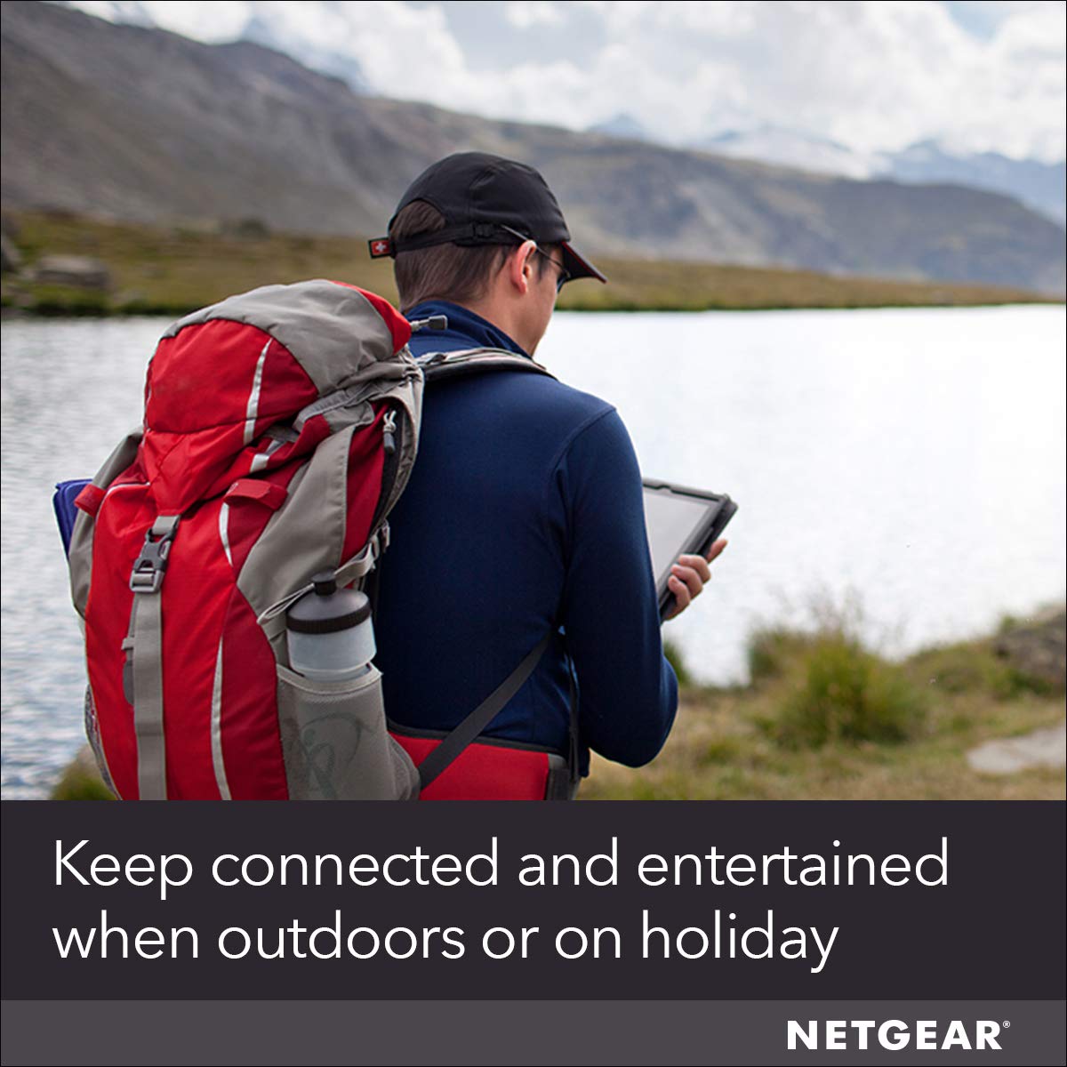 NETGEAR Mobile Wi-Fi Hotspot, 4G LTE Router AC797-100NAS, 400Mbps Download Speed, Connect Up to 15 Devices, Create a WLAN Anywhere, GSM Unlocked