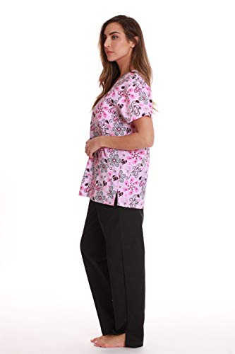 Just Love Nursing Scrubs Set for Women Print Scrubs 1311V-32-S