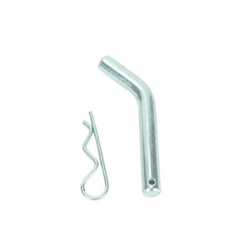 Dual Hitch Receiver, 2 inch Trailer Hitch Extension Riser Hitch Adapter with Pin and Clip, Fits for 2 inch Receiver Extender to 10 inch Max Length 7.5 Inch Riser