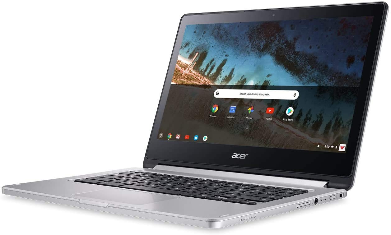 Acer R13 13.3in Convertible 2-in-1 FHD IPS Touchscreen Chromebook - Intel Quad-Core MediaTek MT8173C 2.1GHz, 4GB RAM, 64GB SSD, Bluetooth, HDMI, Chrome OS (Renewed)