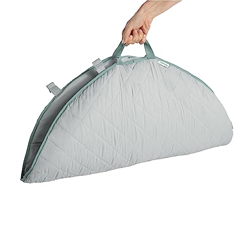 Ingenuity Cozy Spot Reversible Duvet Activity Gym & Play Mat with Wooden Bar - Loamy, Ages Newborn +