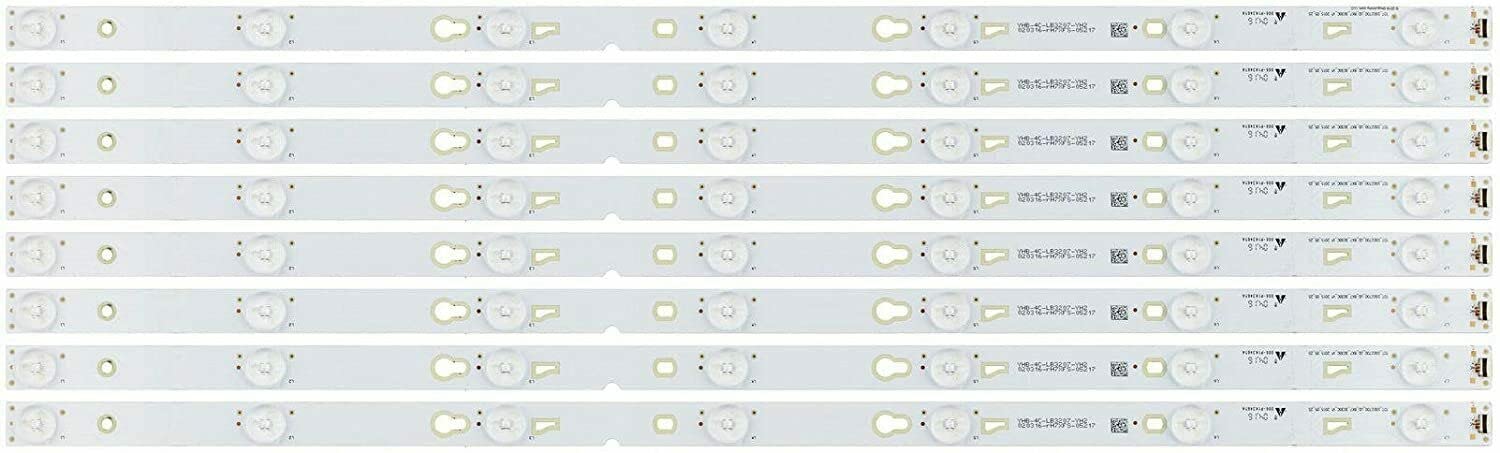 55D2700 55US5800 TOT_55D2700_UD_8X7_3030C_V1 LED Strip 8 PCS ON Set for TCL 30859N