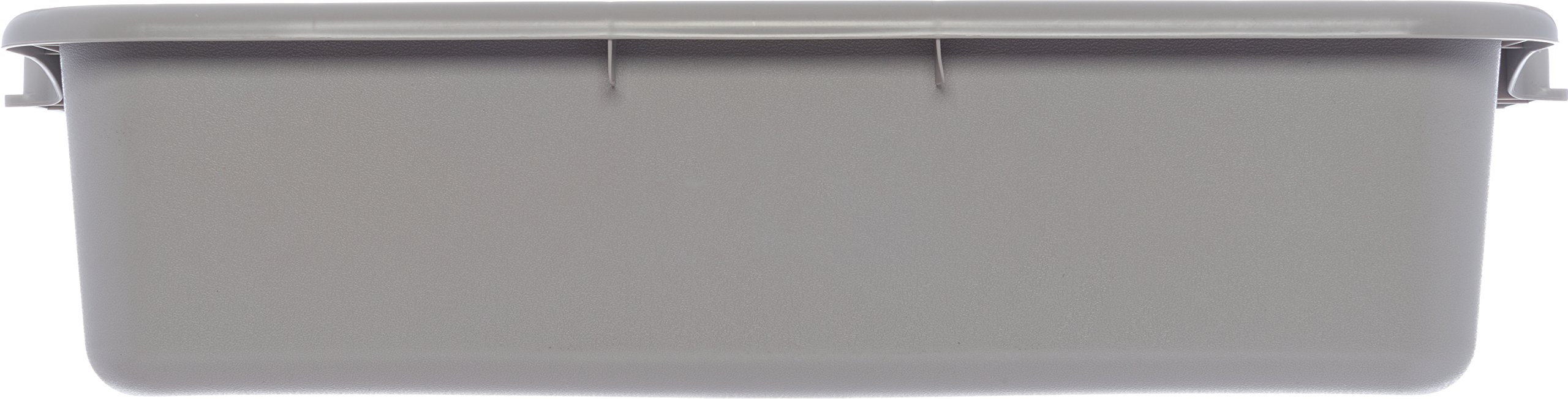 CFS N4401023 Comfort Curve Ergonomic Wash Basin Tote Box, 5" Deep, Gray