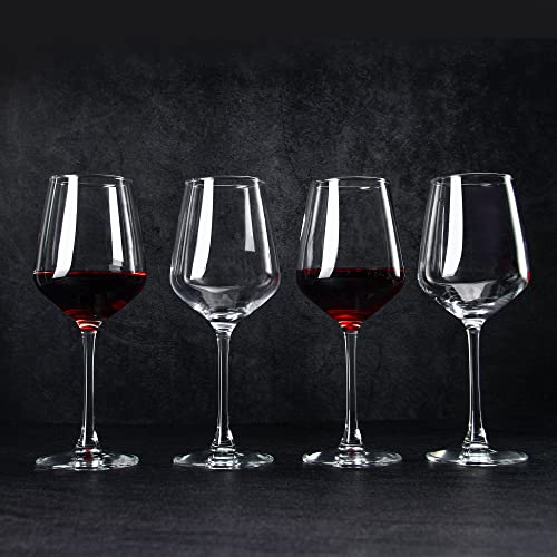 CZUMJJ Wine Glasses set of 12, 12 oz Durable Red White Wine Glasses for Wedding, Party, Dishwasher Safe