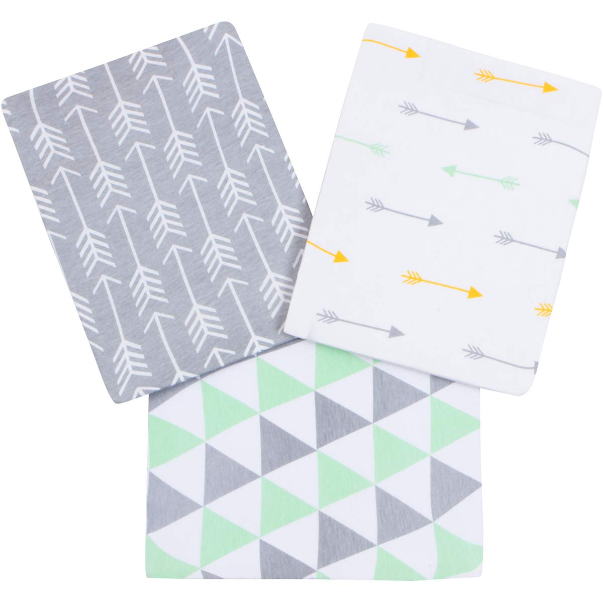 Pack n Play Sheets – Premium Pack and Play Sheets 4 Pack – 100% Super Soft Jersey Knit Cotton Playard Mattress Sheets – Portable Playpen Fitted Play Yard Mini Crib Sheet for Boy & Girl (24 x 38 x 5)