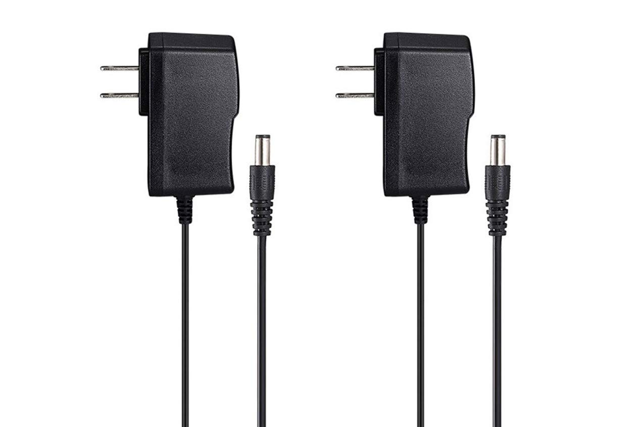 NOYITO 5V 1A Power Adapter AC120V 100-240V to DC 5V 1000mA 5W Power Supply Black Cable Length 4.9 ft (Pack of 2)