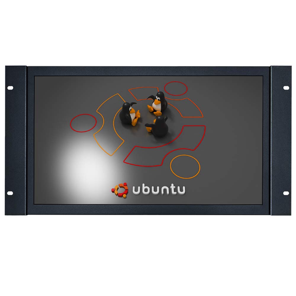 iChawk 17.3'' inch 1920x1080 PC Monitor 16:9 Widescreen HDMI-in VGA USB Built-in Speaker Embedded Open Frame Support Linux Ubuntu Raspbian Debian Resistive Touch LCD Screen Display K173MT-59RL