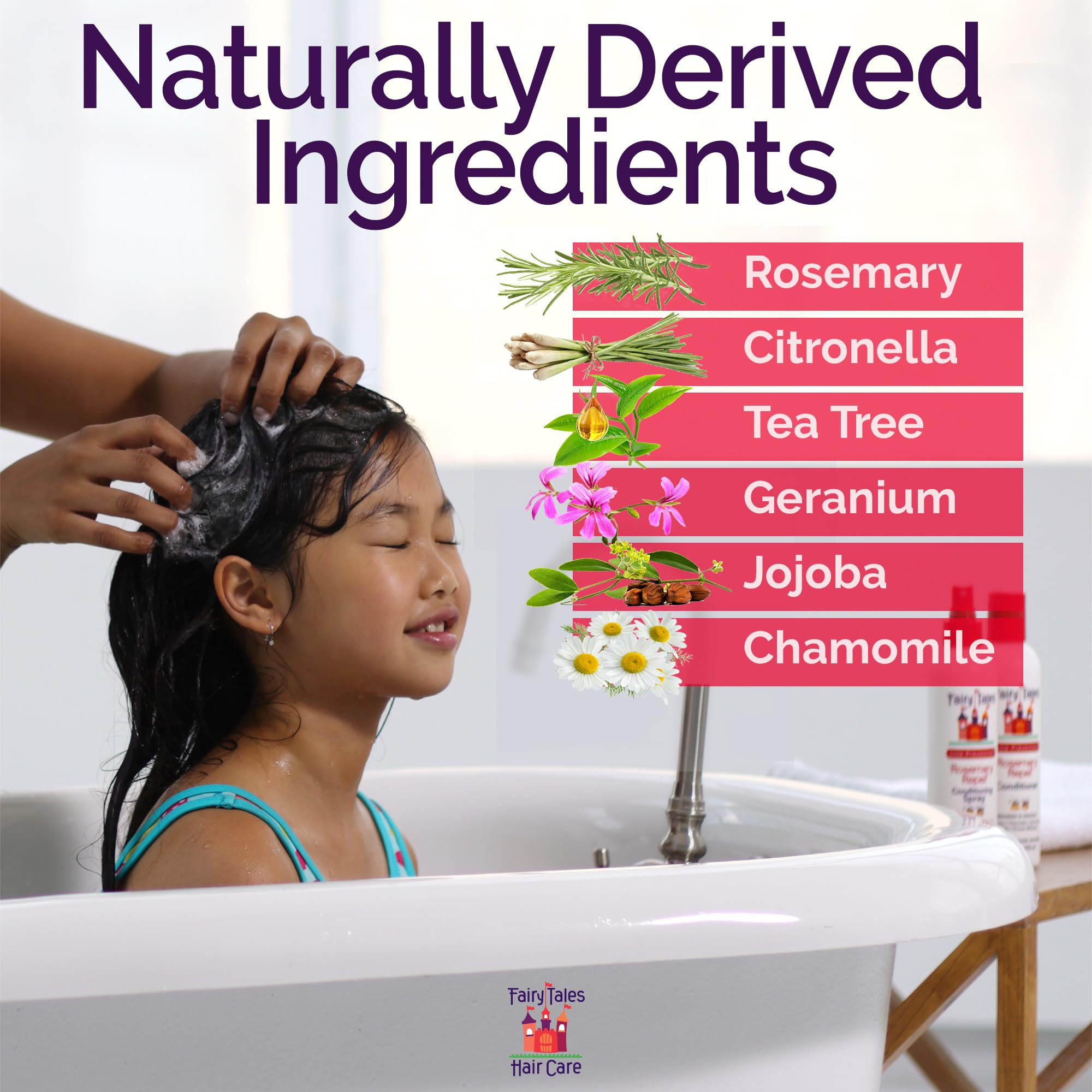 Fairy Tales Rosemary Repel Daily Kids Conditioning Spray REFILL– Kids Like the Smell, Lice Do Not, 32 fl oz. (Pack of 1)