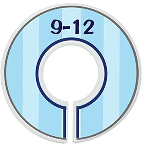 Mumsy Goose Nursery Closet Dividers, Choose Your Sizes Closet Organizers, Baby Boy Clothes Sizers